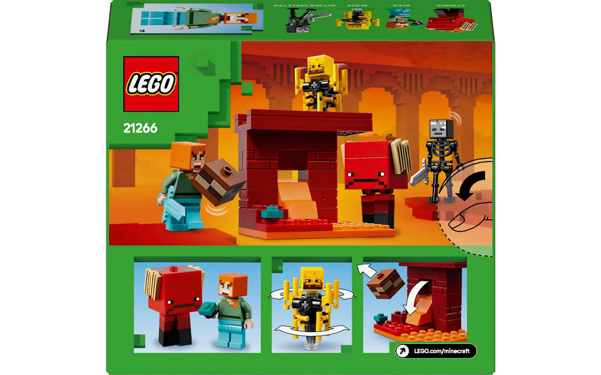 LEGO Minecraft 21266 – Hornan laavataistelu – FLEA LELUKAUPPA