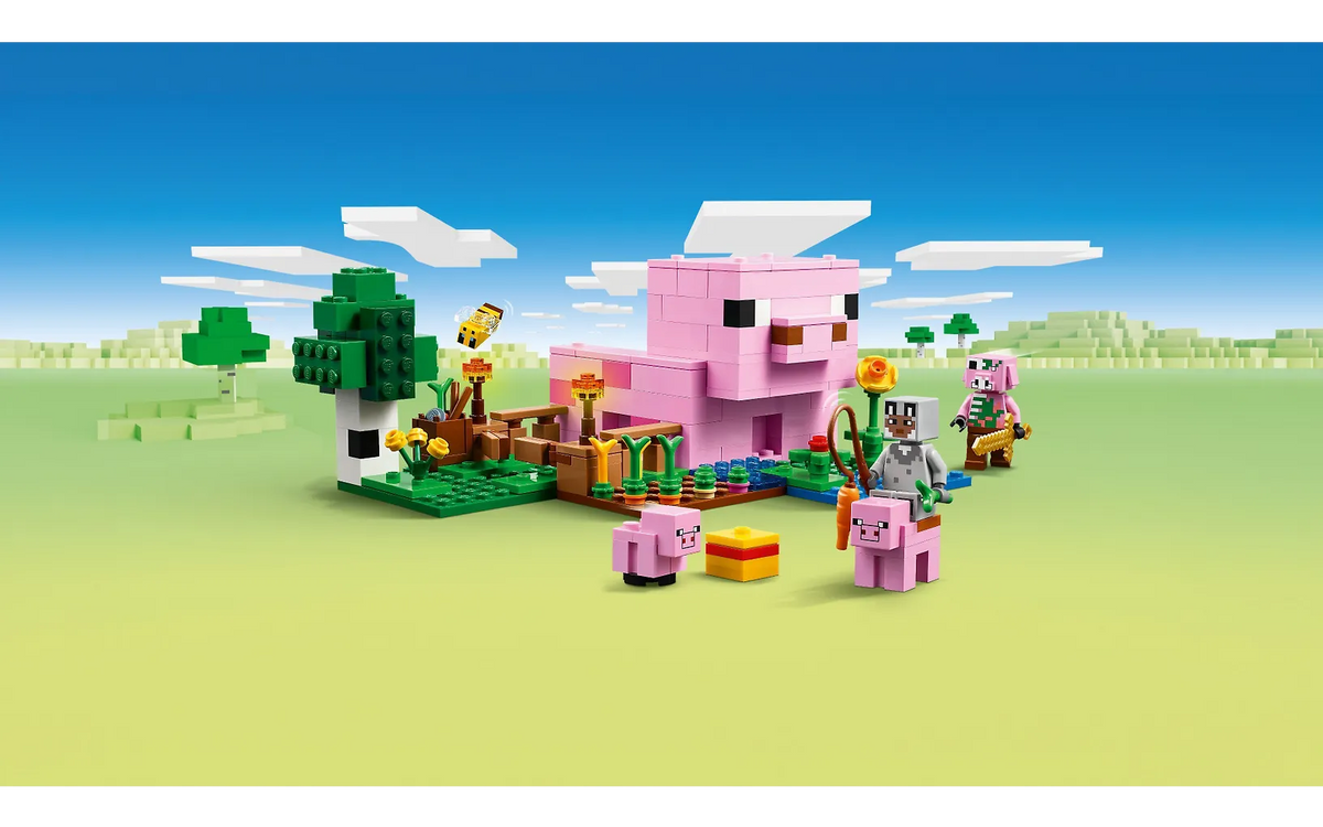 LEGO Minecraft 21268 – Porsaan talo – FLEA LELUKAUPPA