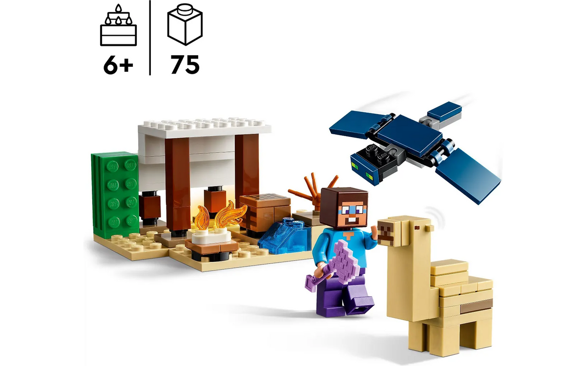 LEGO Minecraft 21251 - Steven aavikkoretki – FLEA LELUKAUPPA