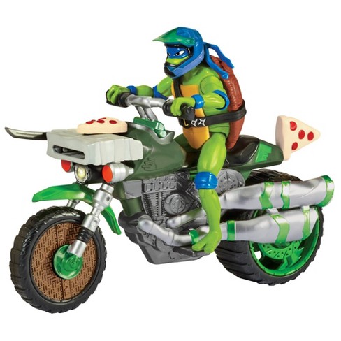 Teenage Mutant Ninja Turtles Mutant Mayhem Battle Cycle with Leonardo ...