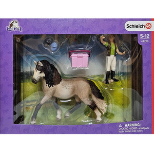 Schleich Farm World 42270 Andalusian hevosen hoito setti – FLEA LELUKAUPPA